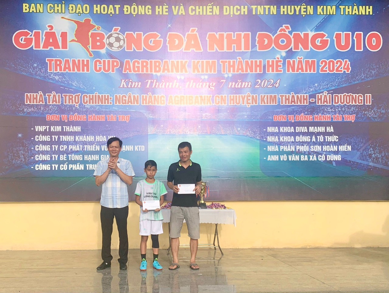 KIM THÀNH: BẾ MẠC GIẢI BÓNG ĐÁ NHI ĐỒNG CÚP AGRIBANK KIM THÀNH HÈ 2024